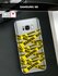 Чехол на Samsung Galaxy S8 / Самсунг Галакси С8 с принтом "Warning!", прозрачный