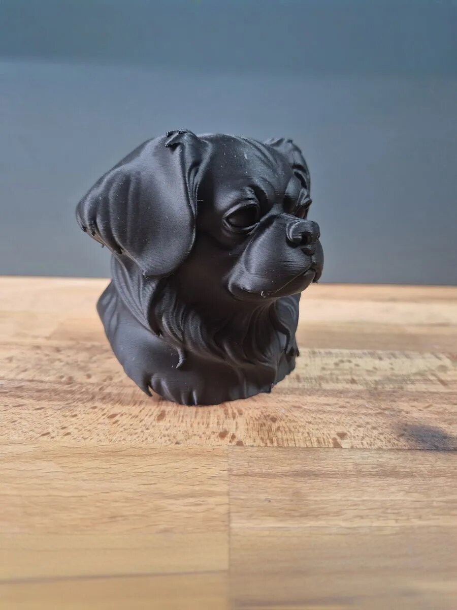 Собака Тибетский спаниель (10см, бежевый) Верный друг