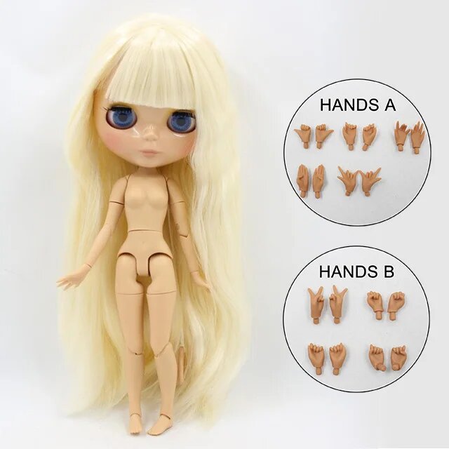 DBS Blythe кукла 1/6 коричневая кожа 30 см