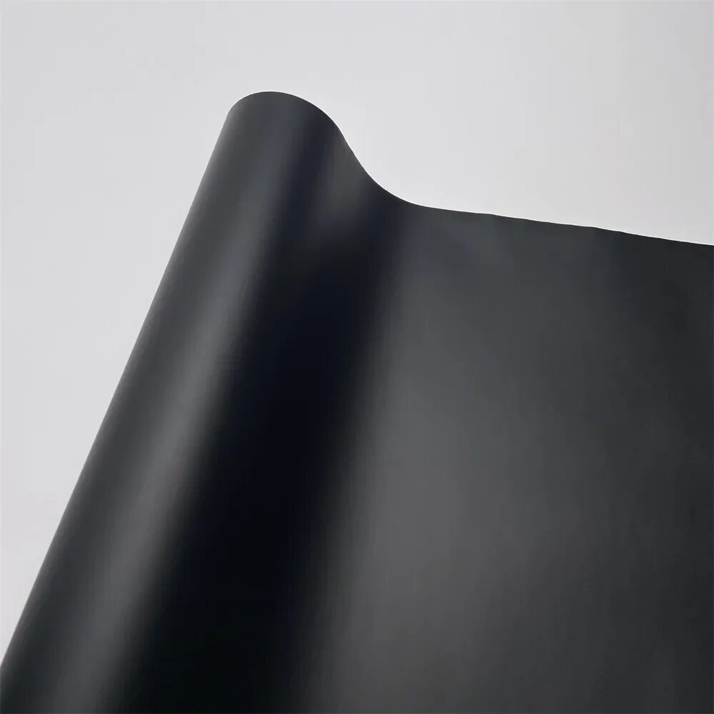 Матовая Черная Виниловая Пленка Для Автомобиля, Водонепроницаемая Самоклеящаяся Пленка Для 20X152 CM