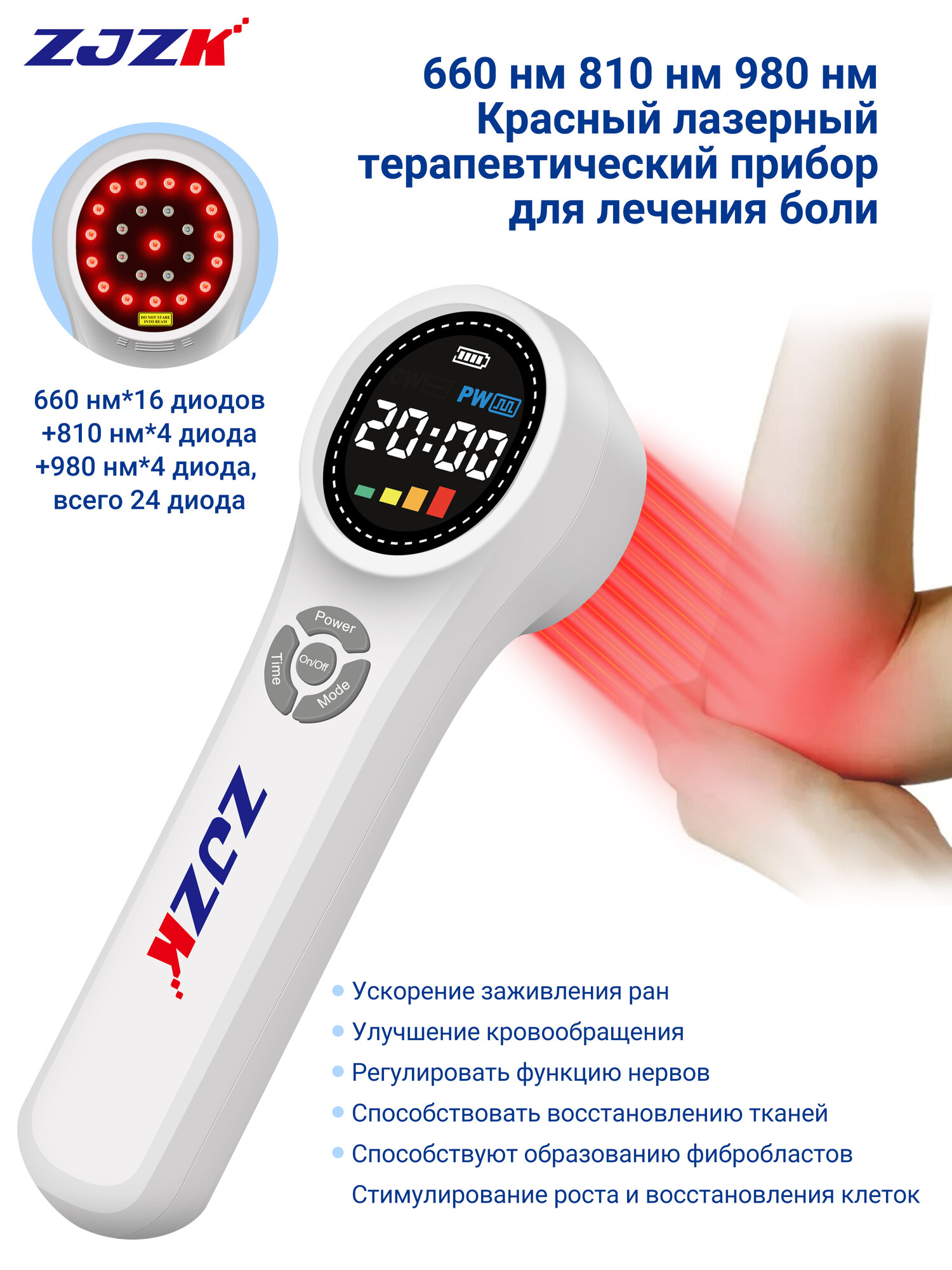 Неинвазивная красная светотерапия при тендините – устройство PBM ускоряет заживление и снижает воспаление