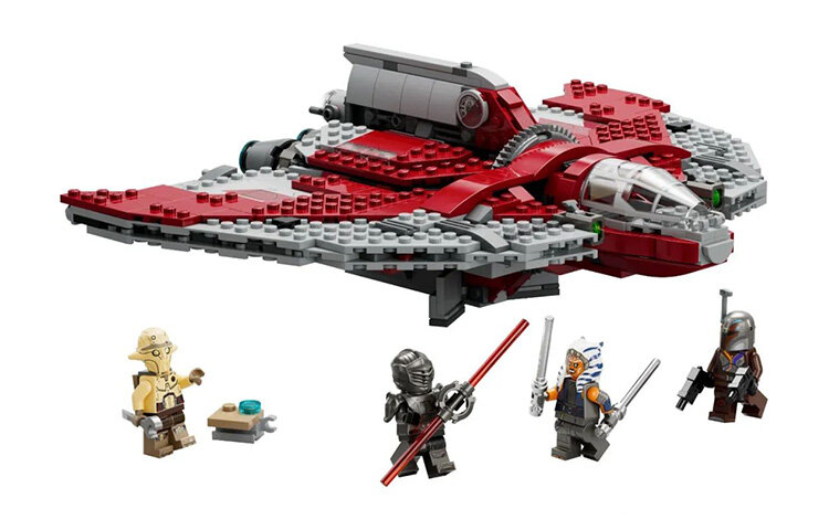 LEGO Star Wars Коллекция Ашока Тано Т6 Джедай Старфайтер Конструкторы 599 шт. 75362