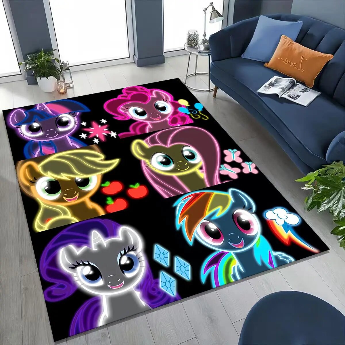 Коврик My Little Pony Unicorn MINISO 80x120cm( 31x47in), 22