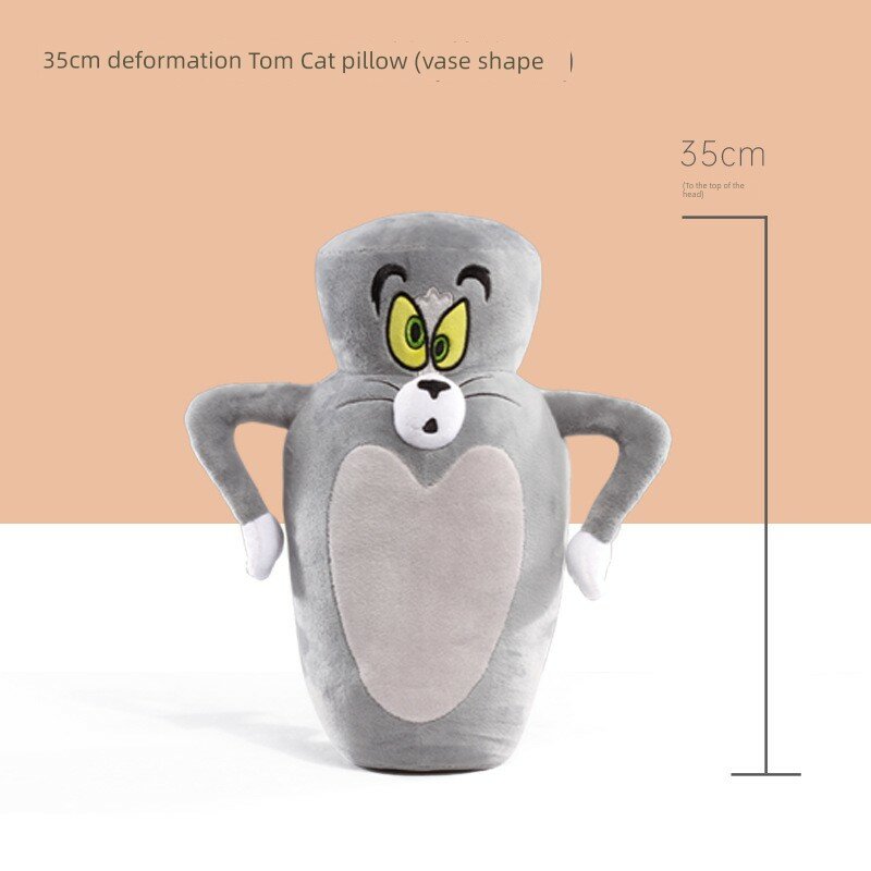 Аутентичная подушка Том и Джерри, диванная подушка для гостиной, плюшевая игрушка, забавная деформация, забавная кукла,