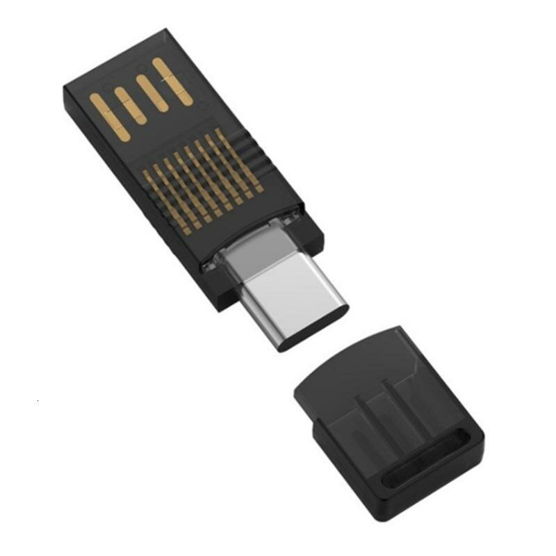 2-в-1 кардридер USB 3.0 и Type C, Черный