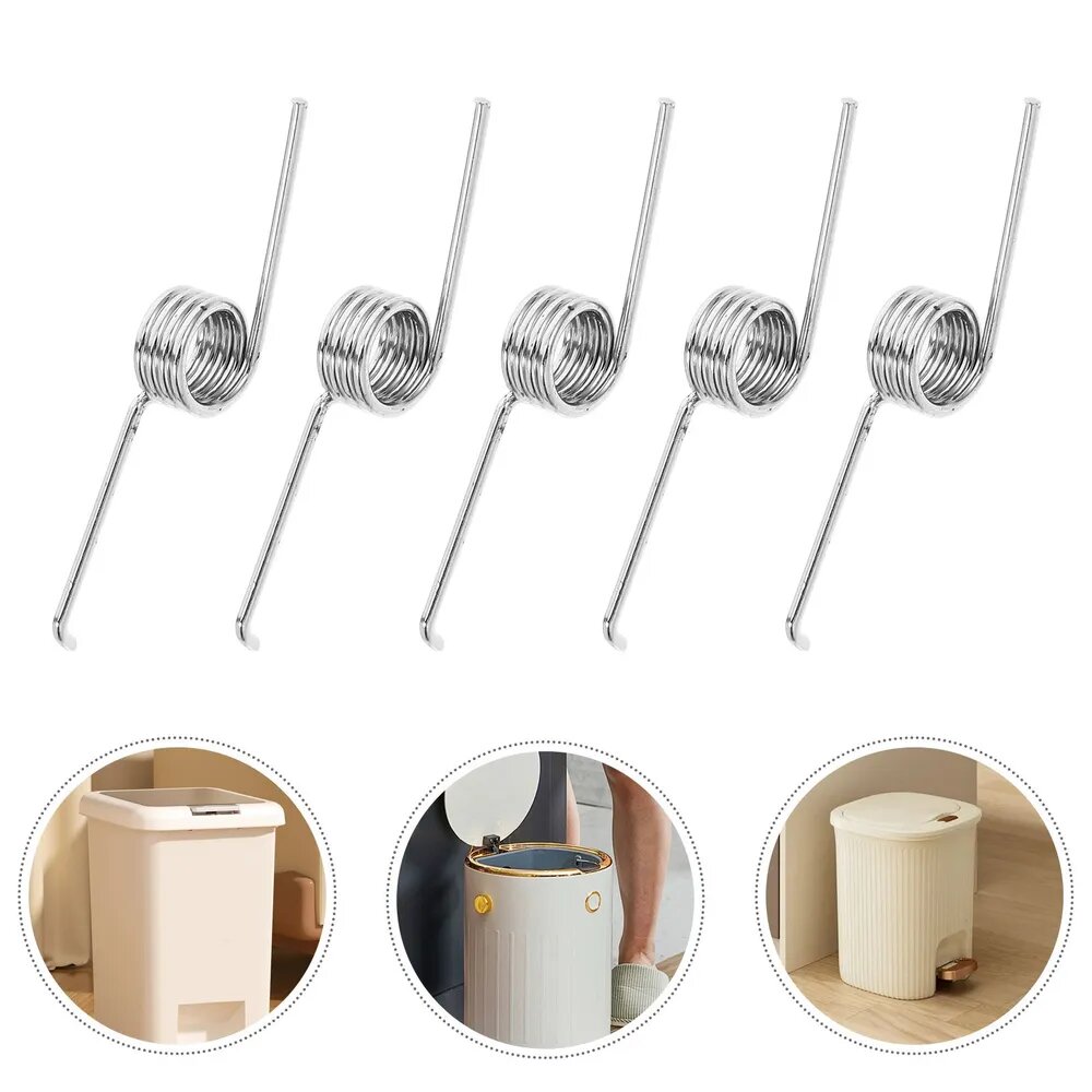 10 шт. универсальные заменители для мусорных баков, комплект пружин для ремонта и обслуживания в форме V