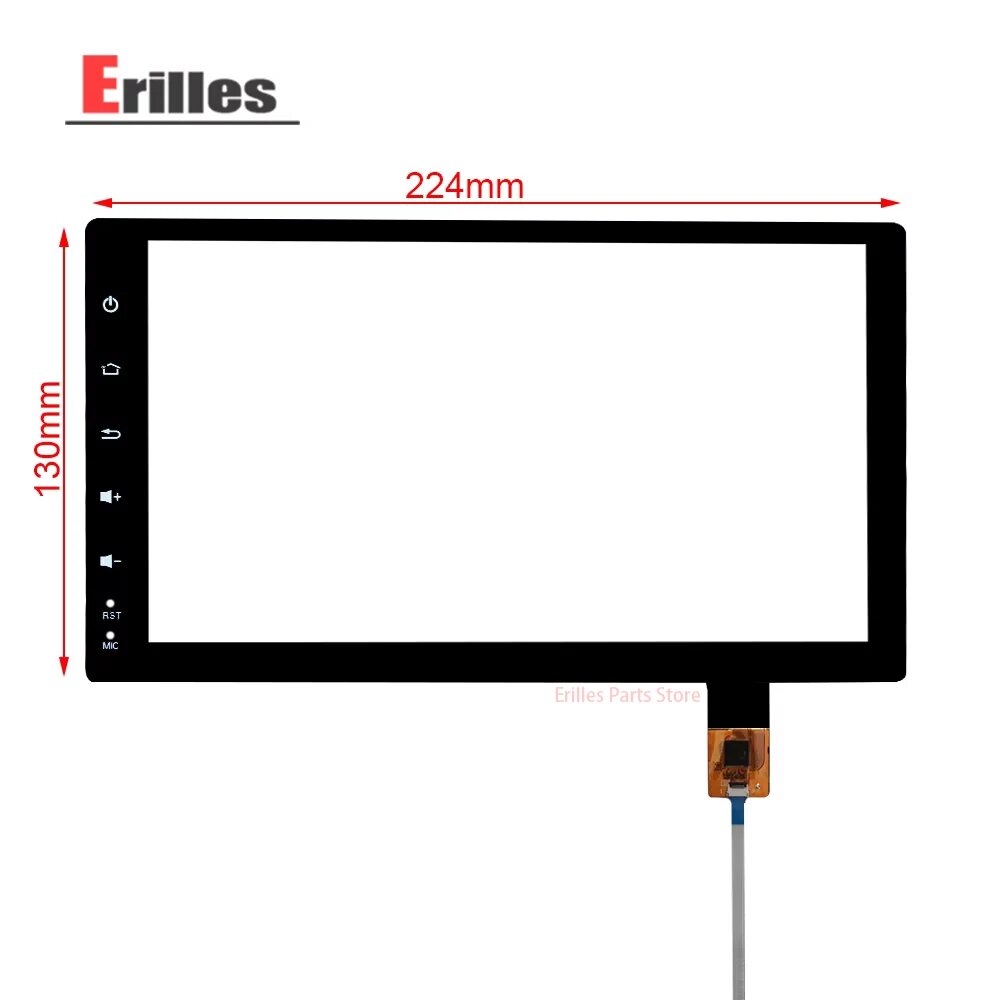 Новый 9-дюймовый 6-контактный сенсорный экран 224 мм * 130 мм для BMW E39 E46 GT911 GT911 STC-911-2 ZP2329 SSET 04-01-0912A сенсорный экран