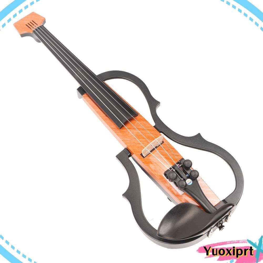 Электрическая Скрипка 4/4, Легкая и Портативная, для Практики в Тихой Обстановке