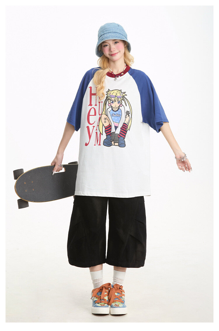 LI Mall джинсы для фитнеса Девушки Просторные Устойчивые Хлопок с добавлением