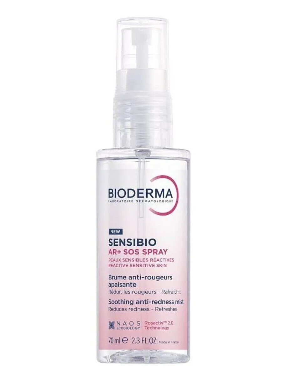 Спрей Bioderma Sensibio AR+ SOS спрей против покраснений, AR+ , 70 мл