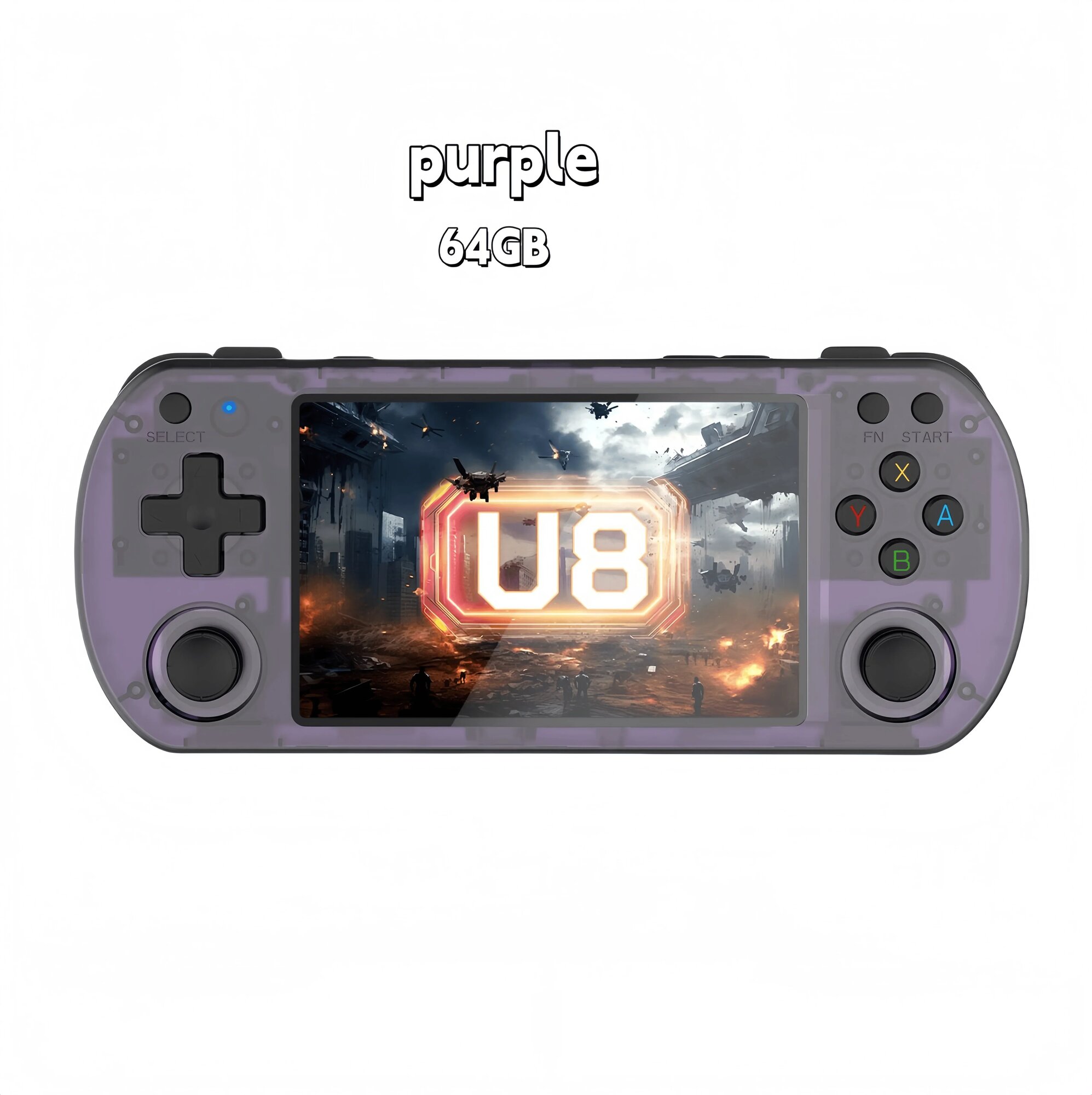 Портативная игровая консоль Retro U8 - Система Linux с открытым исходным кодом, 4,0-дюймовый IPS HD дисплей