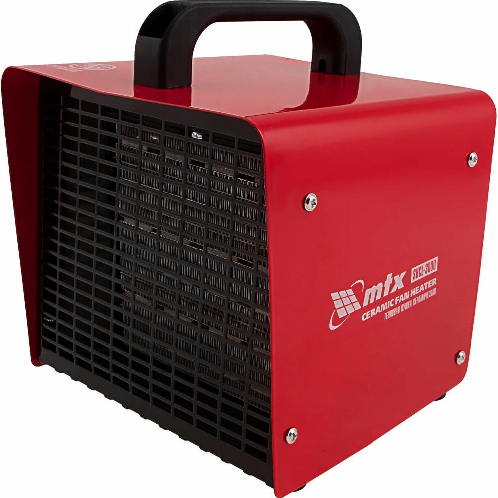 Тепловая керамическая пушка MTX SHCL-3000, квадратная, 230 В, 480 м3/ч, 1/3 кВт 96403