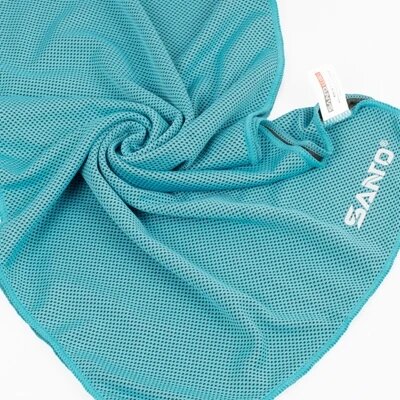 Быстросохнущее полотенце SANTO Ice 30x100 см Бирюзовый, Blue
