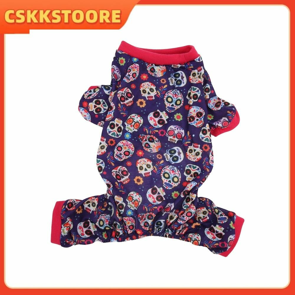 Пижама для собак на Хэллоуин, эластичная, размер M