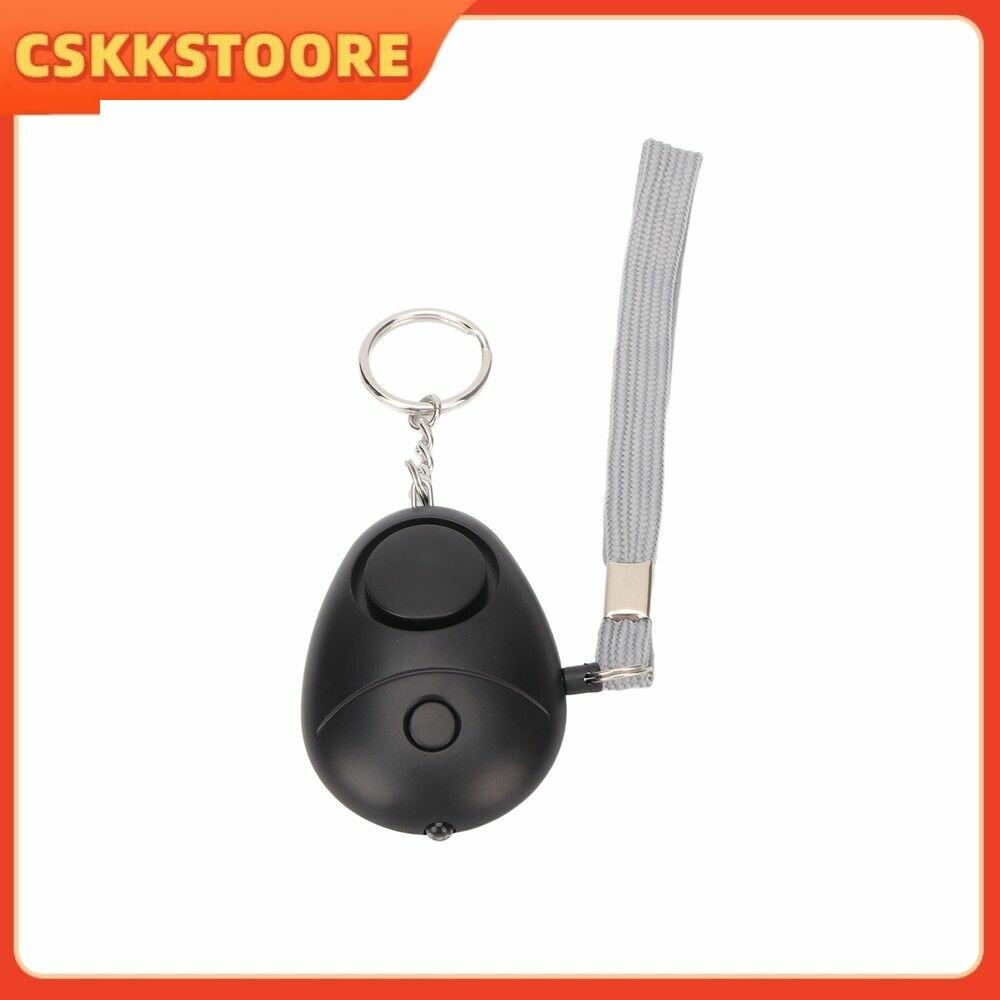 Персональная звуковая сигнализация 130ДБ, со светодиодной подсветкой, для женщин, мужчин, черный