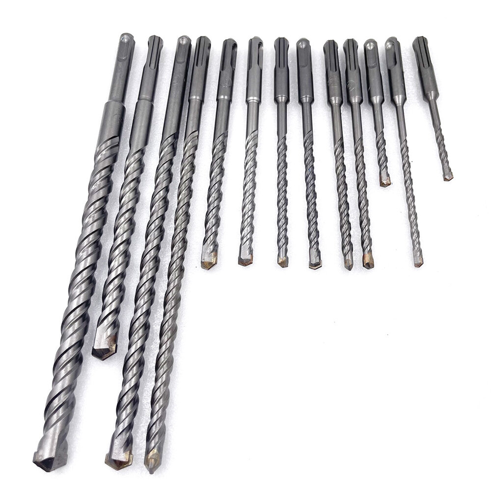 Набор буров и зубил SDS-Plus 17шт для бетона и камня