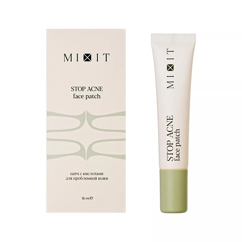 Гель-патч для лица MIXIT STOP ACNE с кислотами для проблемной кожи 15 мл