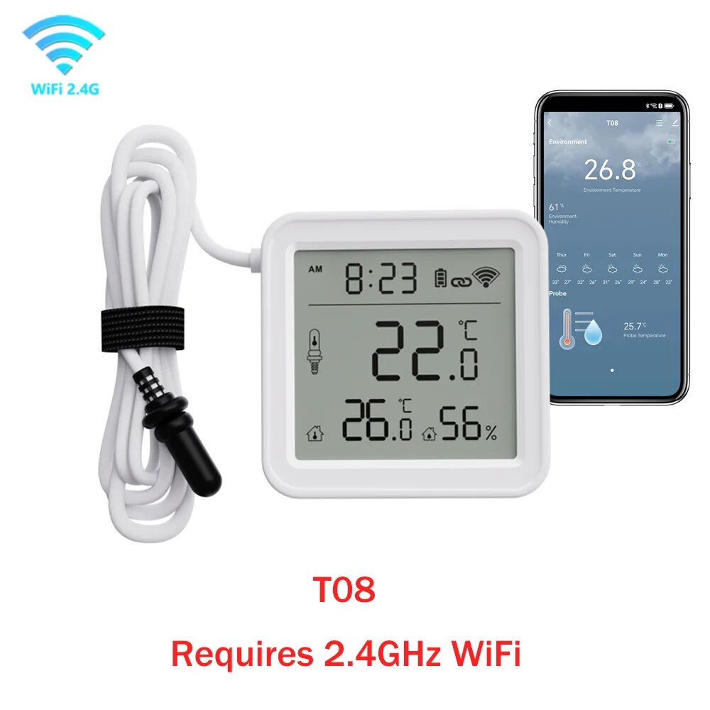 MinisterWorks датчик температуры и влажности T01/T03_PRO/T08 T08