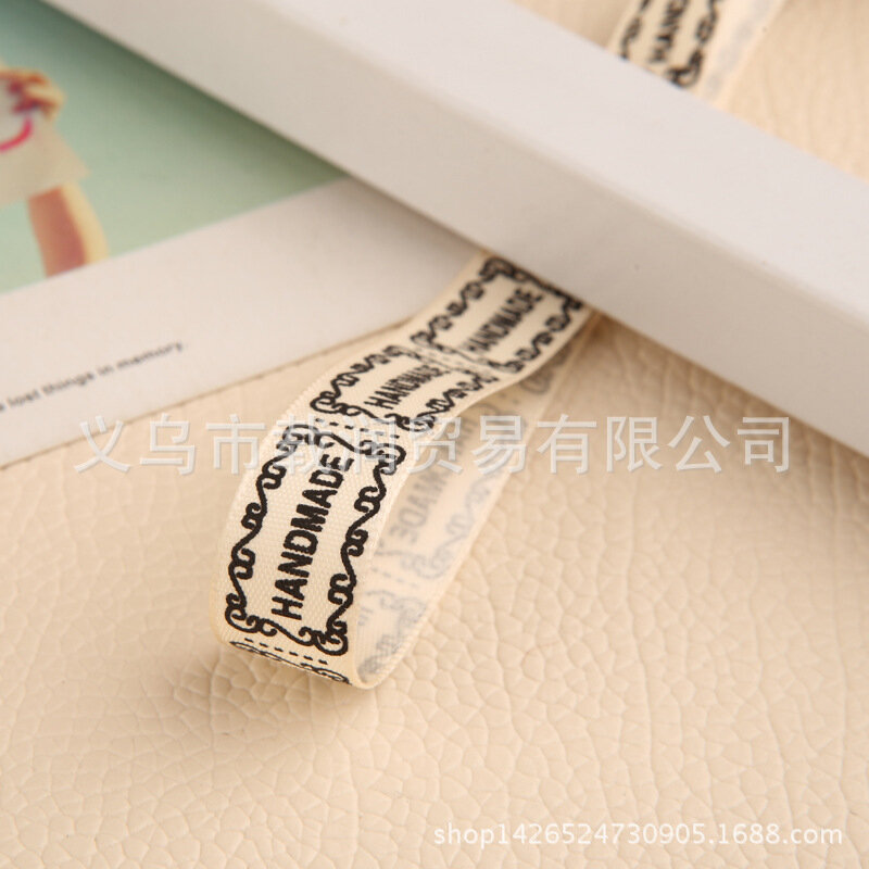 Лента с печатью, ручная работа, лента для DIY, ручные аксессуары для волос, одежда, материалы для выпечки, упаковочные аксессуары, лента