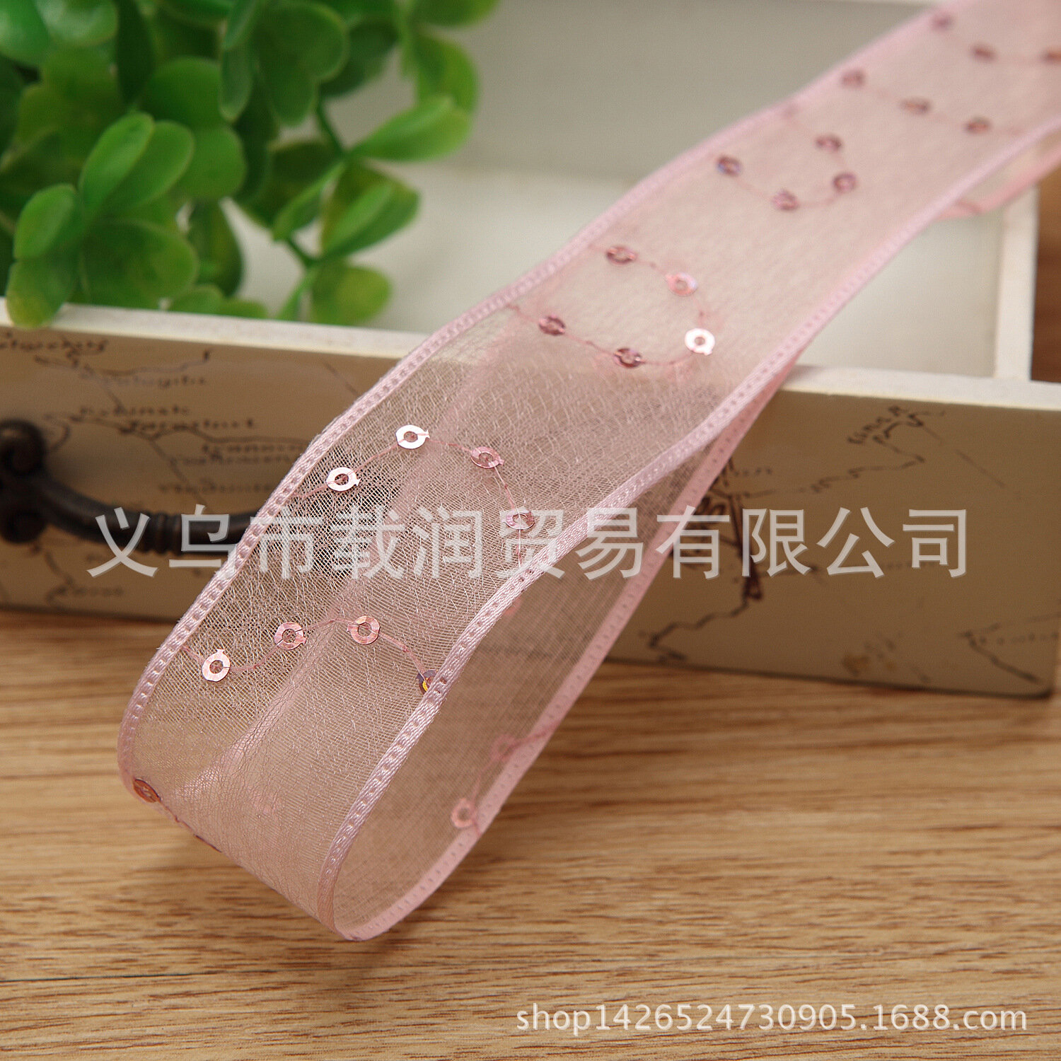 Лента с пайетками, снежная газовая лента, DIY ручная работа, бантик, аксессуары для волос, одежда, шляпа, декоративные материалы