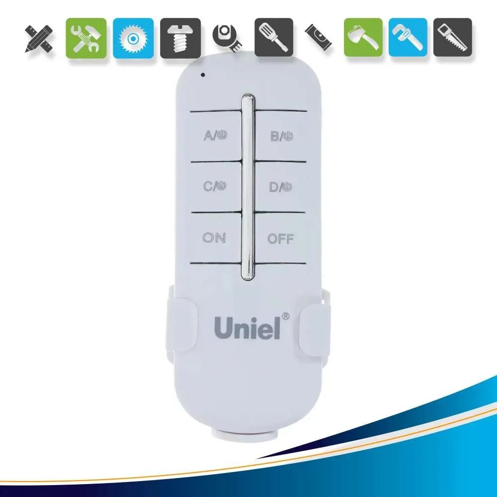 Пульт управления освещением Uniel 3 канала 1000 Вт 30 м