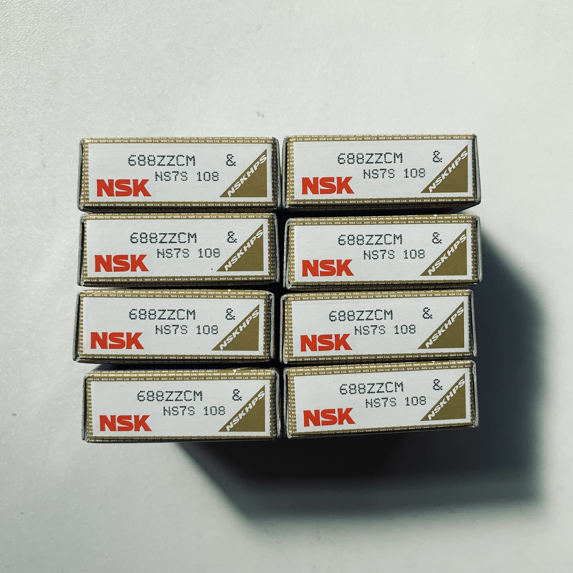 Подшипник NSK 688 ZZ CM комплект 8 штук 8*16*5 мм Япония
