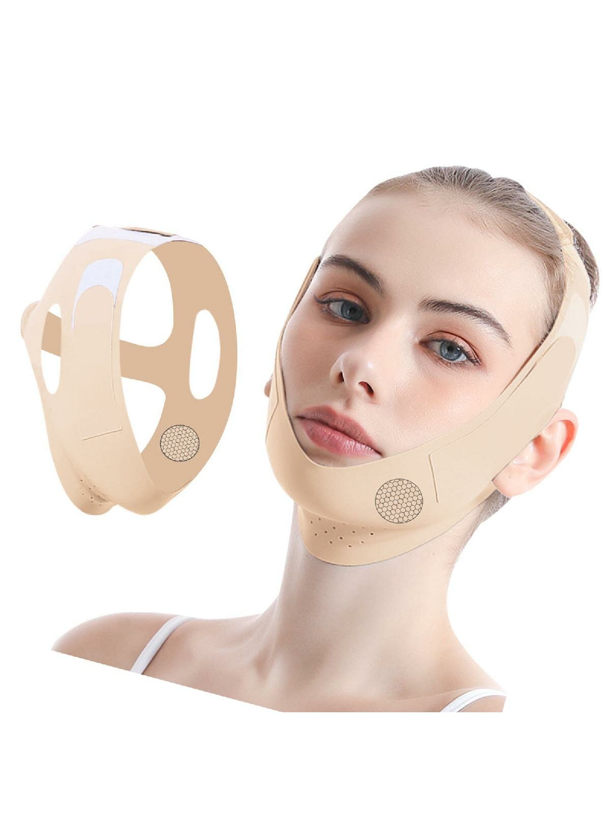 Comfortable Face Shaping Wrap Lifts Cheeks And Reduces Fine Lines Gently