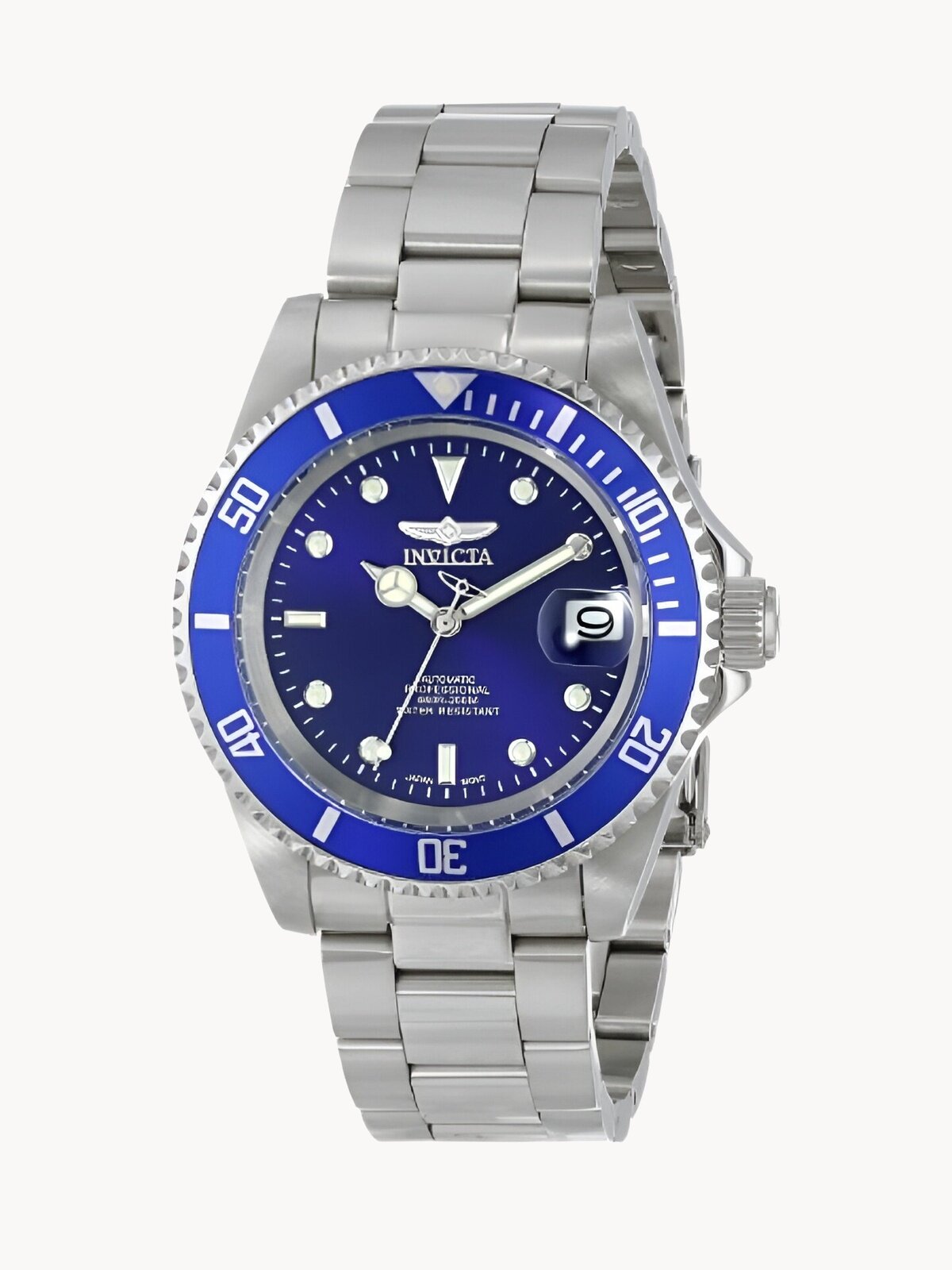 Наручные часы INVICTA Pro Diver, серебристый/синий