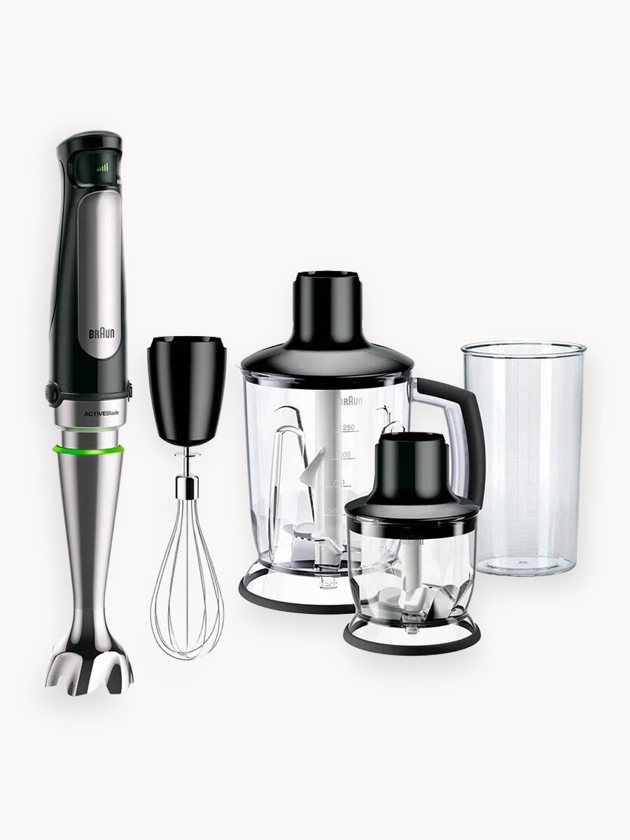 Блендер погружной BRAUN MultiQuick 7 MQ7045X Черный 10 скоростей