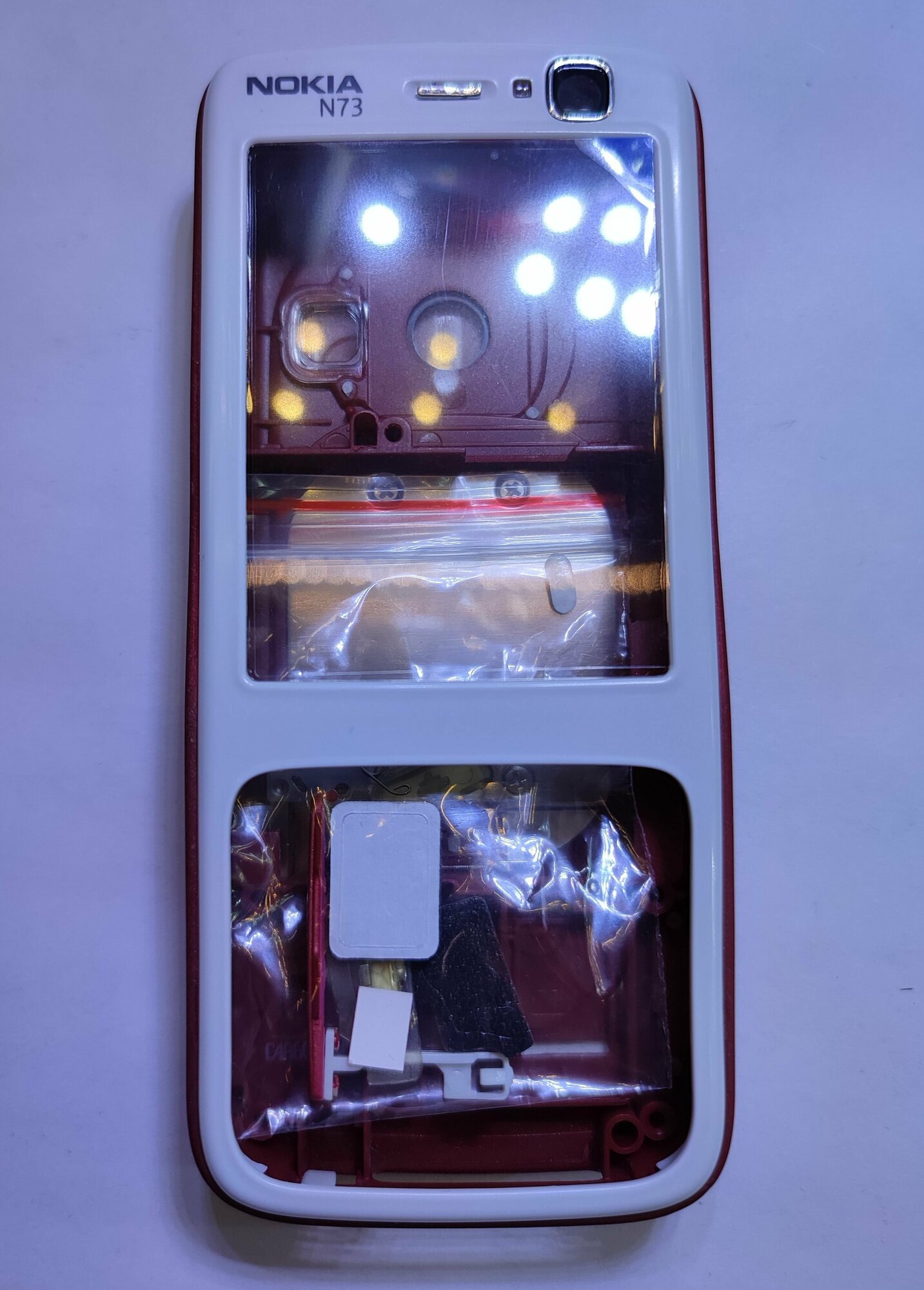 Корпус Nokia n73 красный