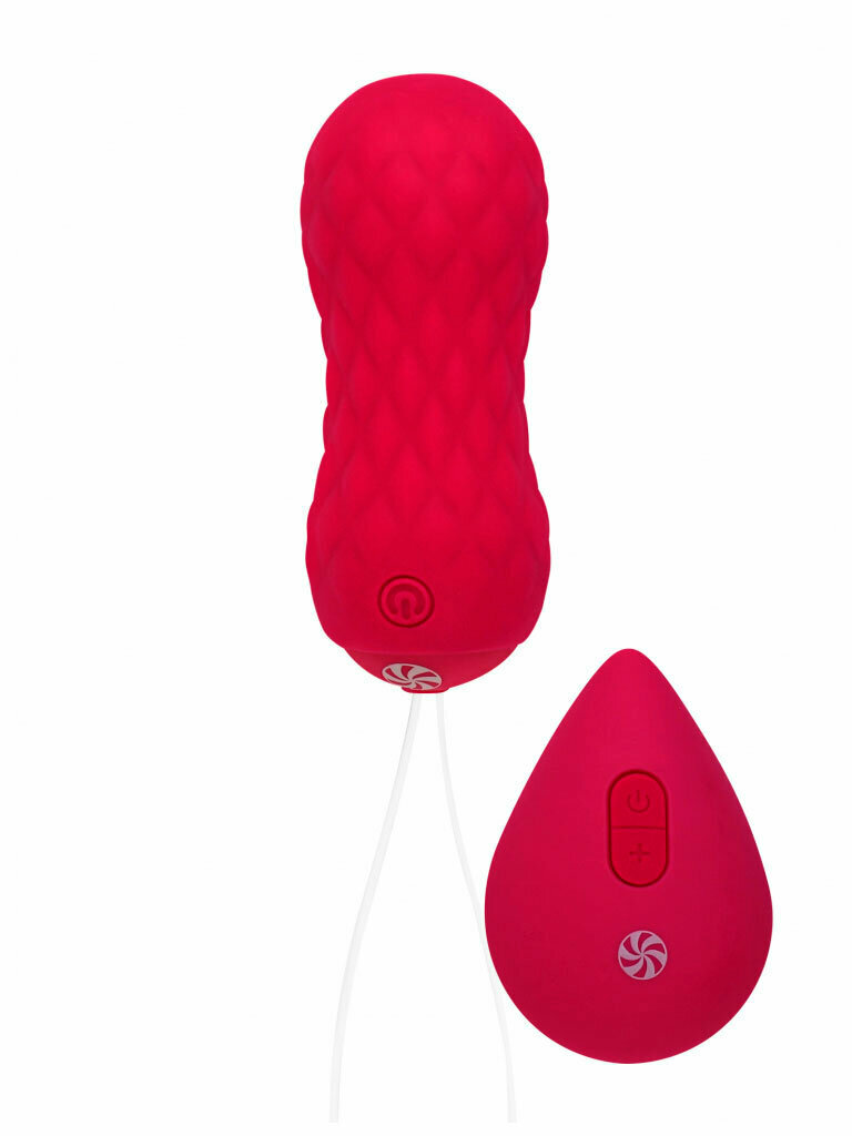 Вагинальные виброшарики с пультом ДУ Take It Easy Dea, бордовые