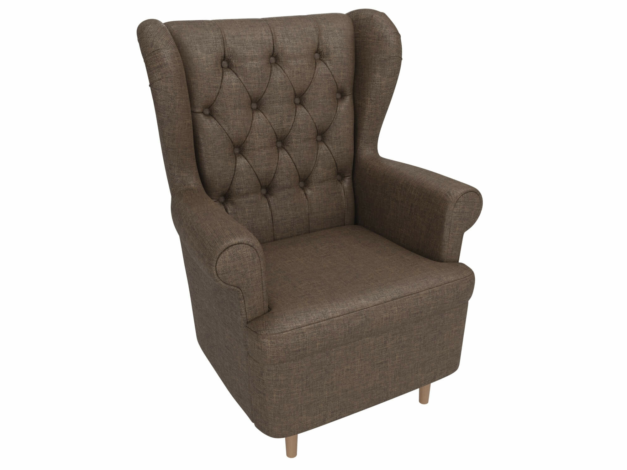 Artum Кресло Торин Люкс рогожка коричневый