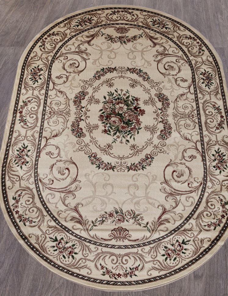 Ковер D066 - CREAM - Овал COLIZEY (2 х 3 м)