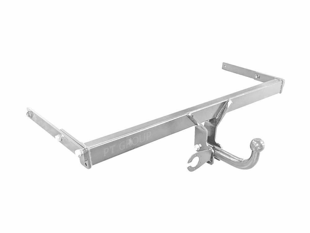 Фаркоп (тягово-сцепное устройство) (оцинкованный) съемный квадрат Volkswagen Polo V 2010-2022/ SKODA Rapid 2012-2017(PT Group)