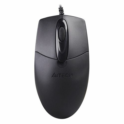 Мышь A4TECH OP-720S, оптическая, проводная, USB, черный