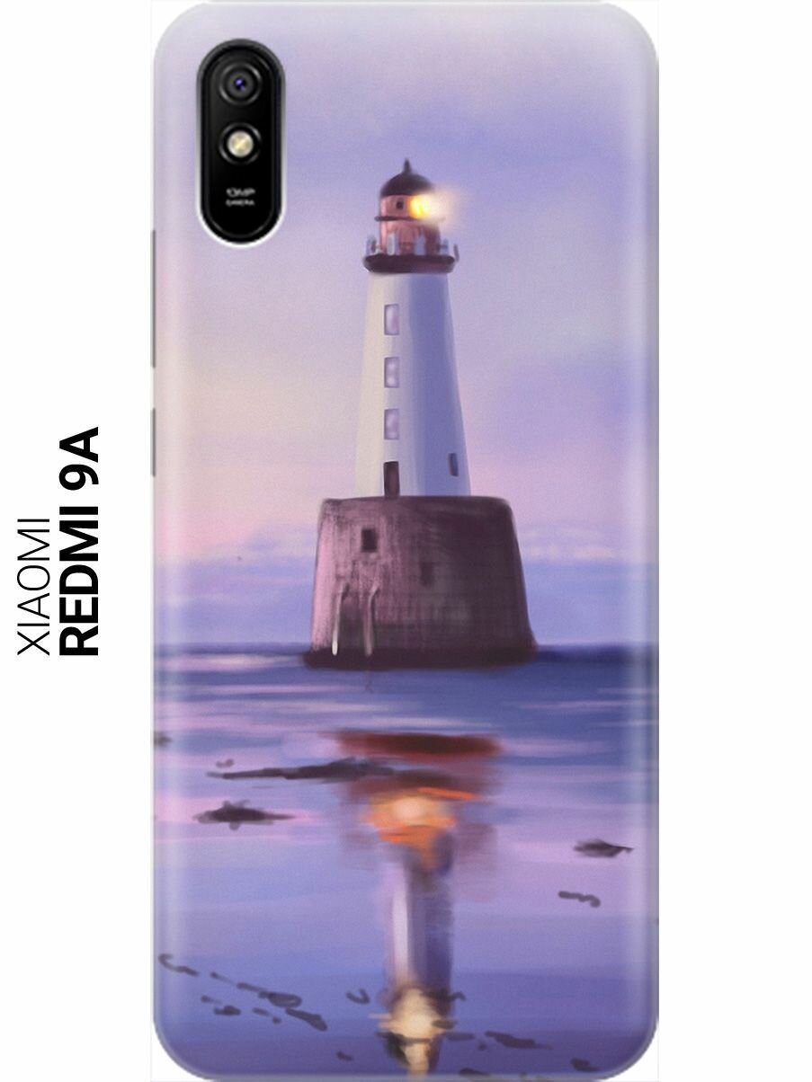 Силиконовый чехол на Xiaomi Redmi 9A, Сяоми Редми 9А с принтом "Маяк"