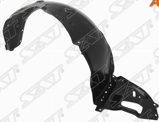 Подкрылок SAT, для Toyota Corolla/Fielder/Allex/Rukus, черный, передняя сторона, 1 шт.