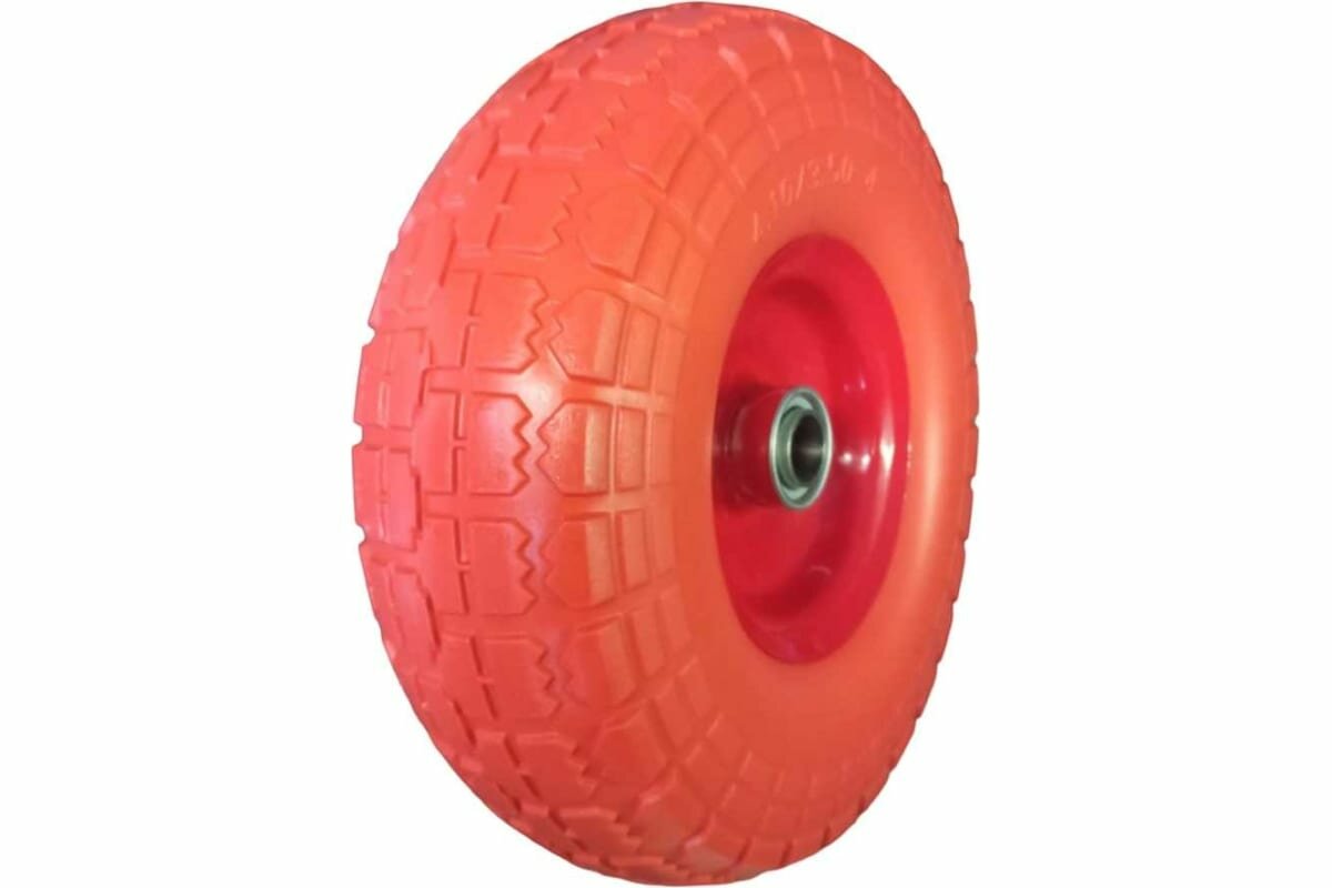 LWI LWI26-16ПУ Полиуретановое колесо 4.10/3.50-4 с валом 16 мм для различных тележек