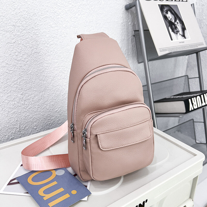 Купить Сумка кросс-боди бананка_розовая_вертикальная повседневная за ...