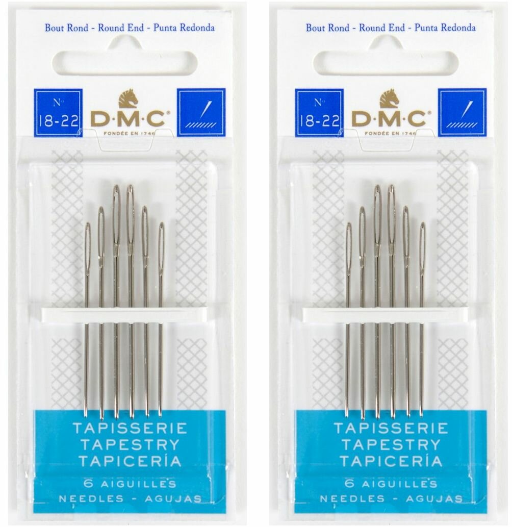 Иглы для вышивания DMC №18/22 (2 упаковки), арт. DMC-1767-18.22