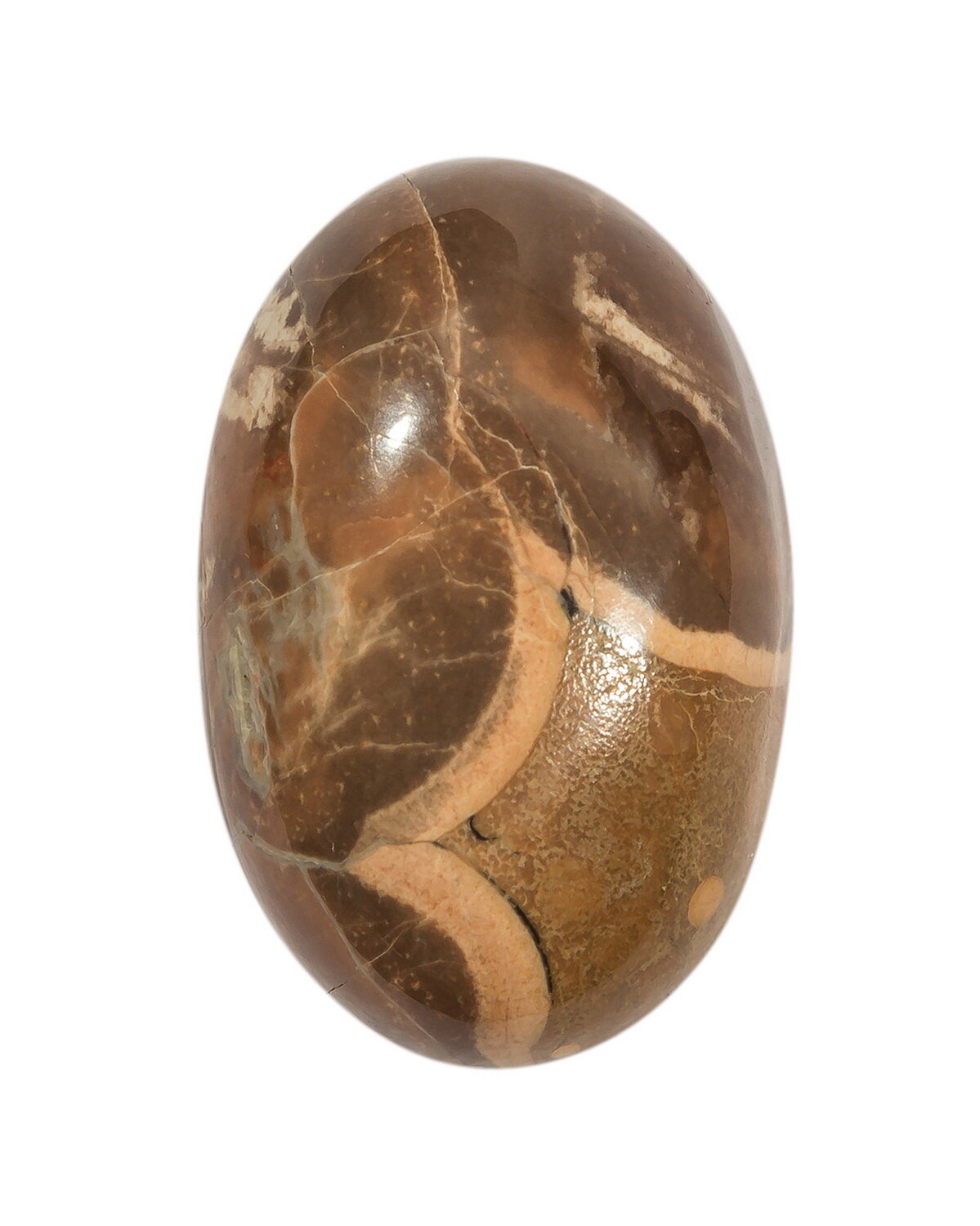 Кабошон риолит 27х17х8 мм.