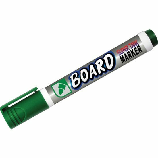 Маркер для магнитных досок Crown CBM-1000 зеленый, пулевидный, 3мм