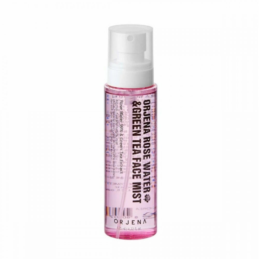 ORJENA Мист для лица с гидролатом розы и зеленым чаем Rose Water&Green Tea Face Mist