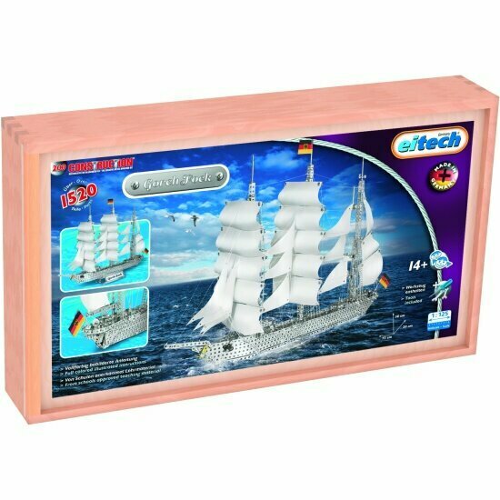 Конструктор металлический Eitech 00200 Парусник 1520 деталей