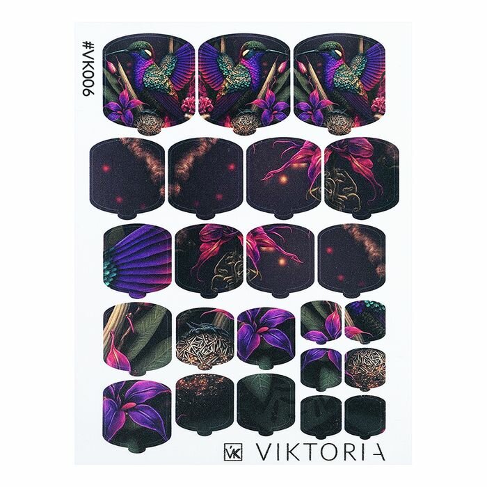 Плёнка для дизайна ногтей VIKTORIA, №006