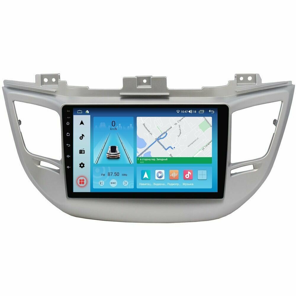 Магнитола Epic T18 Hyundai Tucson 3 2015-2018 - Android 12 - Процессор 8 ядерный - Память 4+64Gb - Carplay - DSP 36 полос - 4G(Sim)