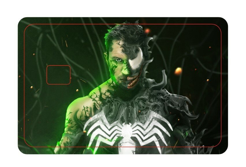 Наклейка на банковскую карту, стикер на карту, маленький чип, мемы, приколы, комиксы, стильная наклейка мемы