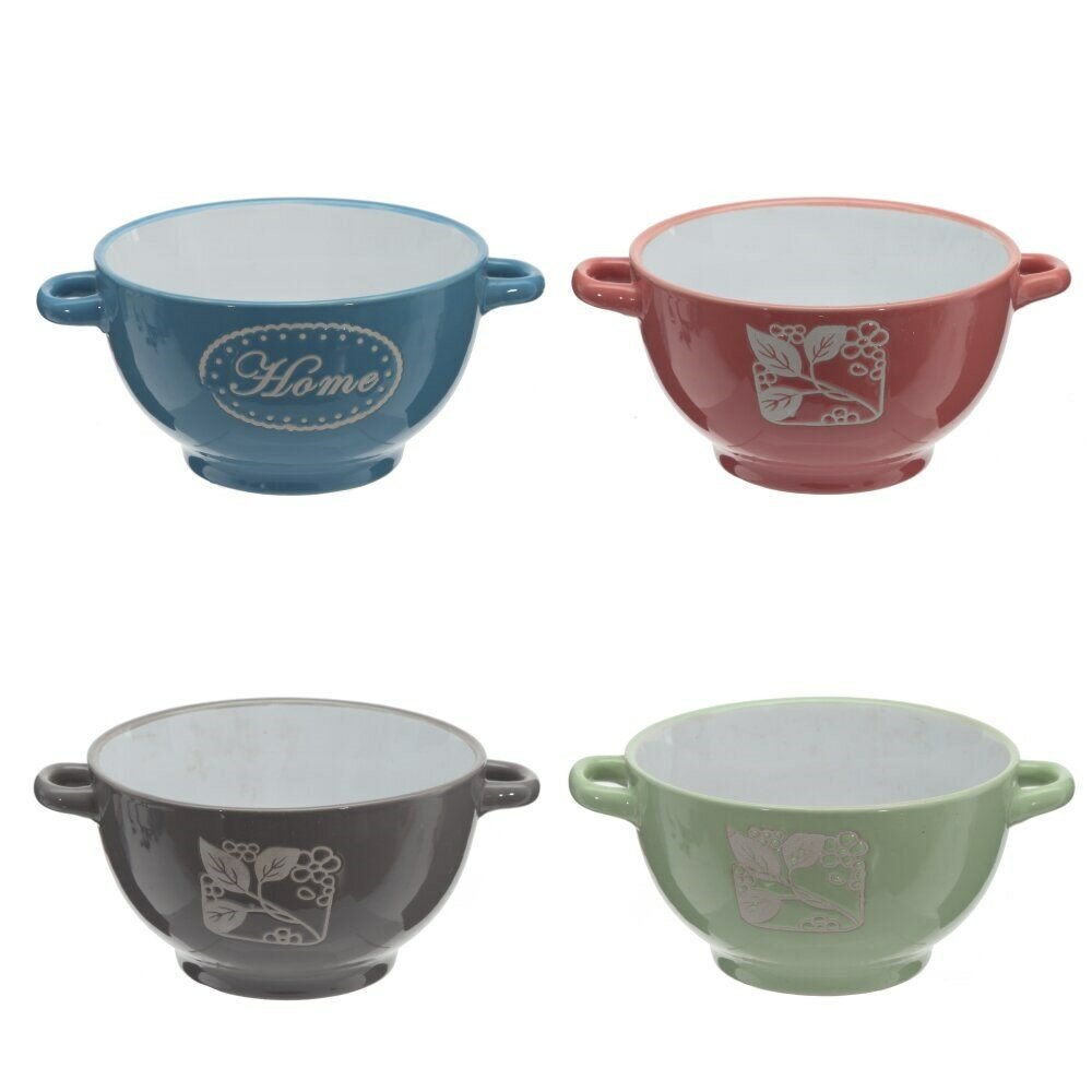 Бульонница, 650 мл, L=18 W=14 H=8 см, 2в, (сорт 1,2)(цена за идин вид) (без выбора цвета/варианта)