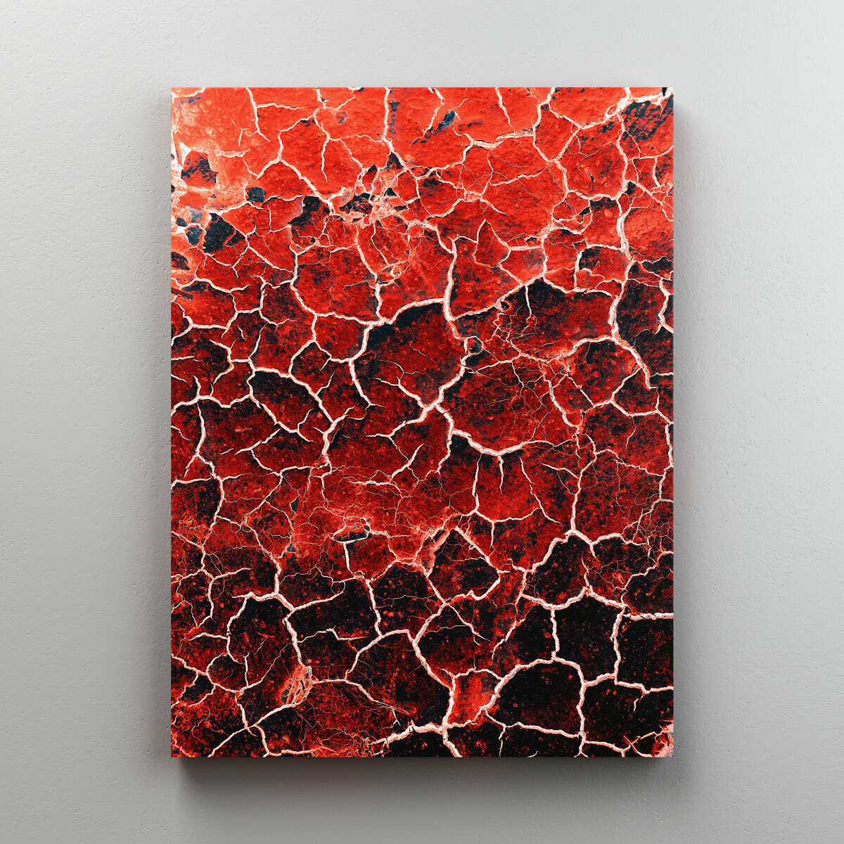 Интерьерная картина на холсте "Красная земля" природа размер 30x40 см