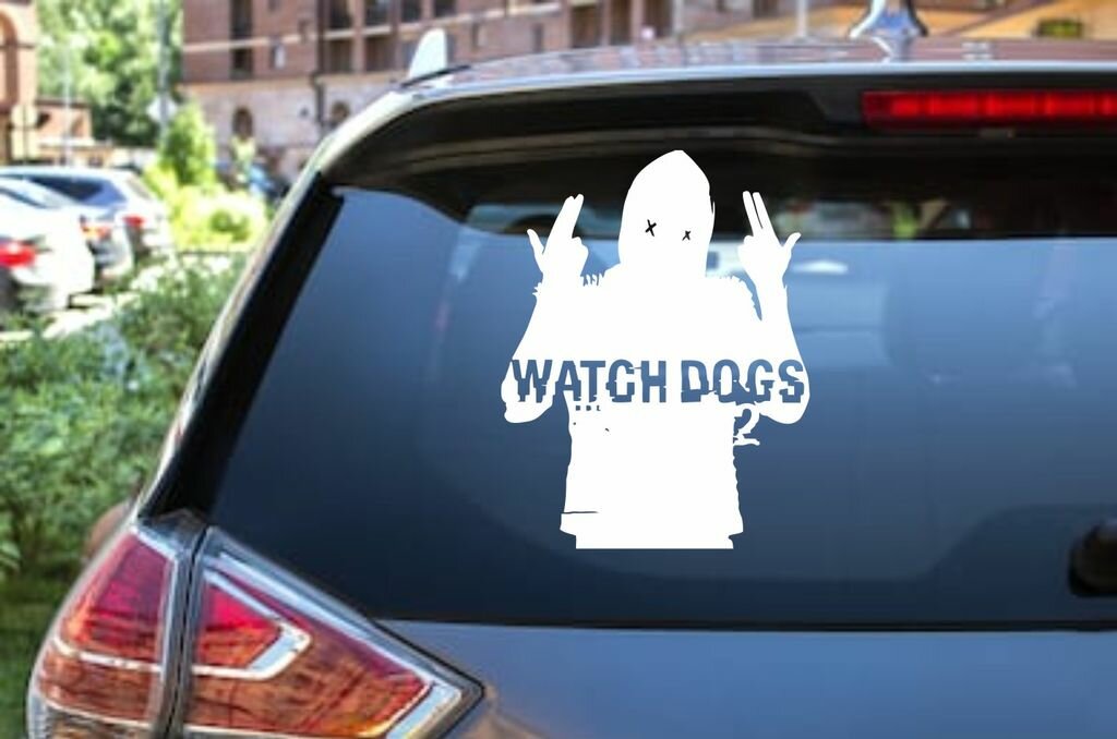Наклейка виниловая Watch Dogs, Сторожевые псы №6, А3